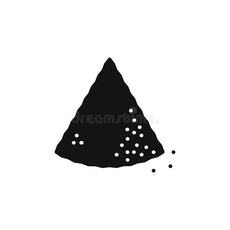 Mound Icon Isolated on White Background Stock Illustration ...