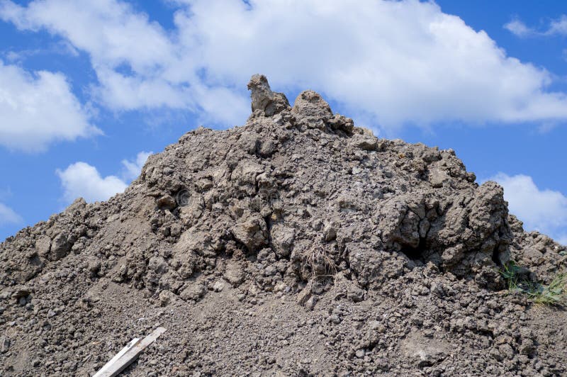Mound in nature garden stock image. Image of heap, garden - 74398221