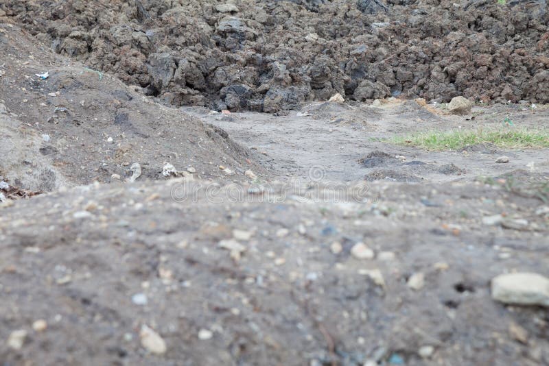 Mound soil stock photo. Image of earth, construction - 85383622