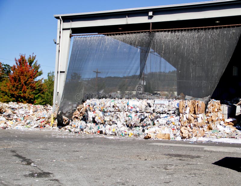 Mounded Trash Ready for Transport Stock Image - Image of environmental ...