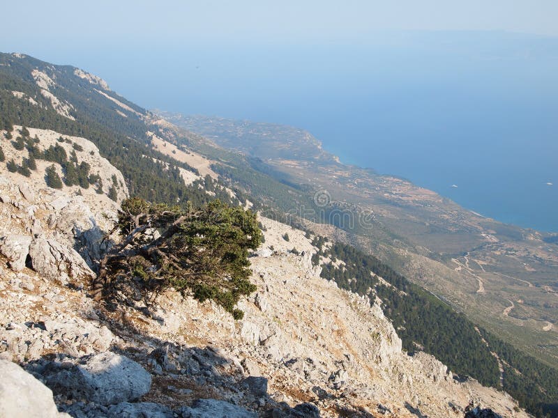 Mount Ainos stock image. Image of mountain, active, nature - 56952583