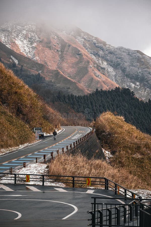 Mount Aso in Kumamoto, Japan Stock Photo - Image of wildlife, valley ...
