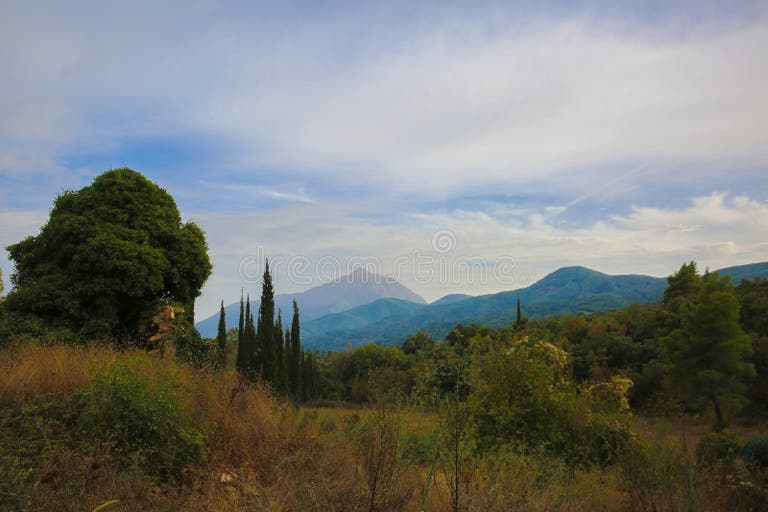 Mount Athos - Mountain on the Athos Peninsula in Northeastern Greece ...