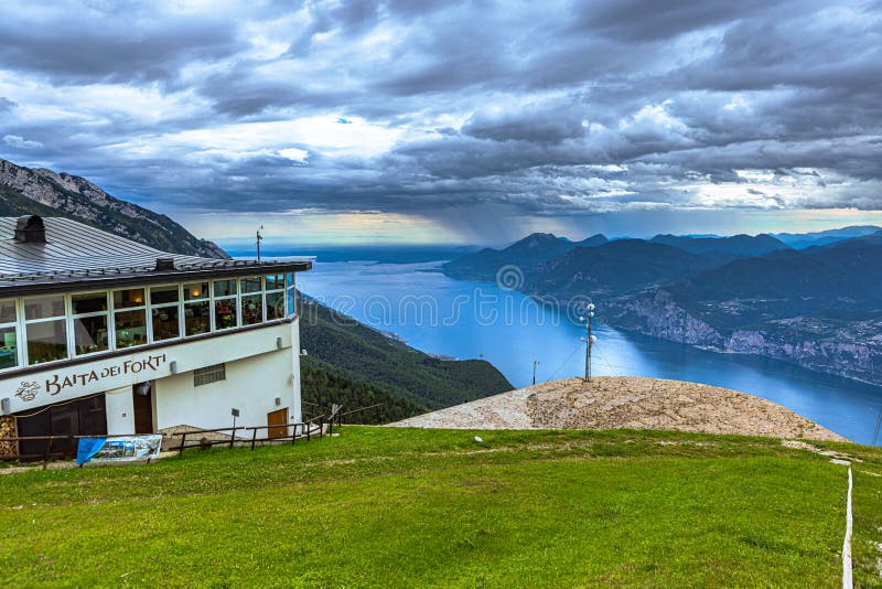 Mount Baldo at Brentonico City, Alps, in Trentino Alto Adige, Italy ...