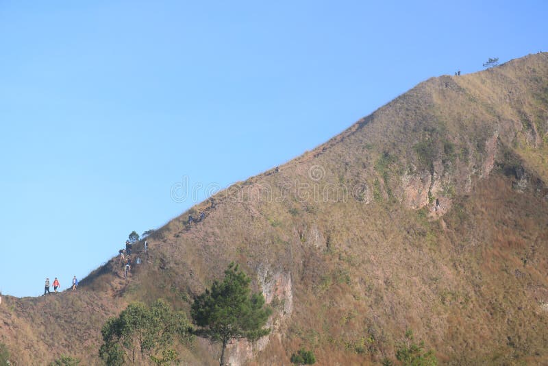 Mount Batur on Bali editorial stock image. Image of natural - 267153904