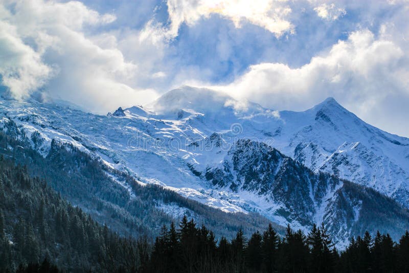 Chamonix Forest stock photo. Image of chamonixnvalley - 84800470