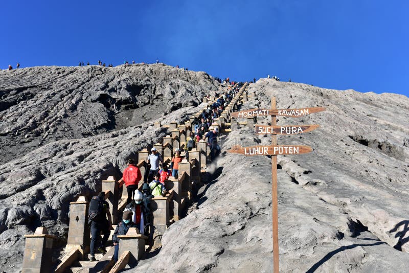Mount Bromo, East Java, Indonesia Editorial Stock Photo - Image of ...