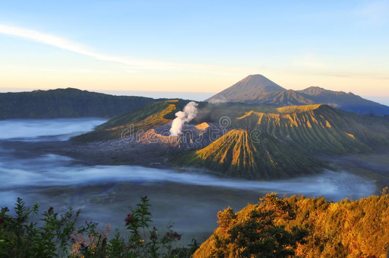 Mount Bromo, Java, Indonesia Stock Photo - Image of volcano, scenery ...