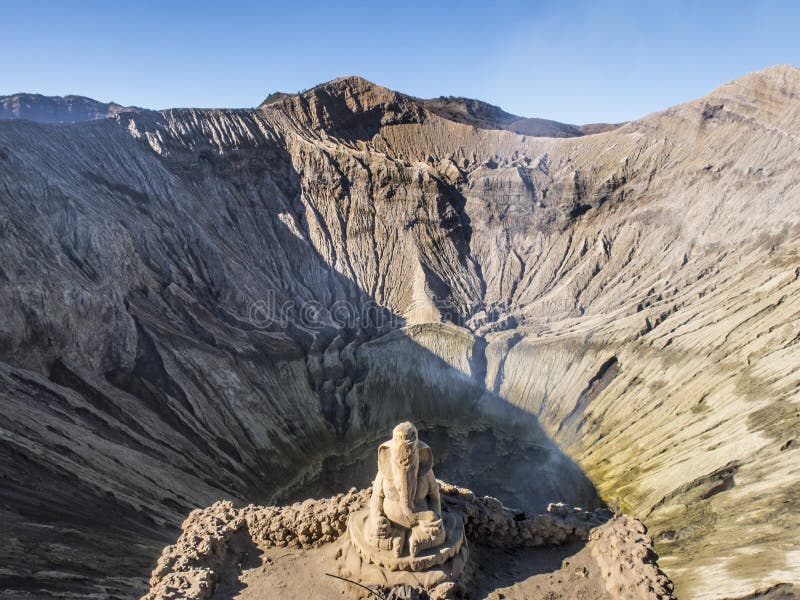 Bromo Volcano At Java, Indonesia Stock Image - Image of desert, java ...