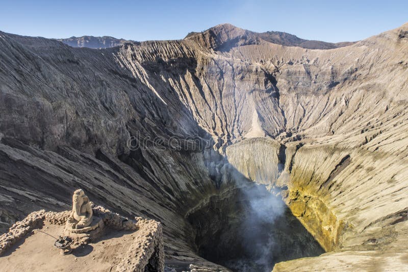 Bromo Volcano at Java, Indonesia Stock Image - Image of hike, volcano ...