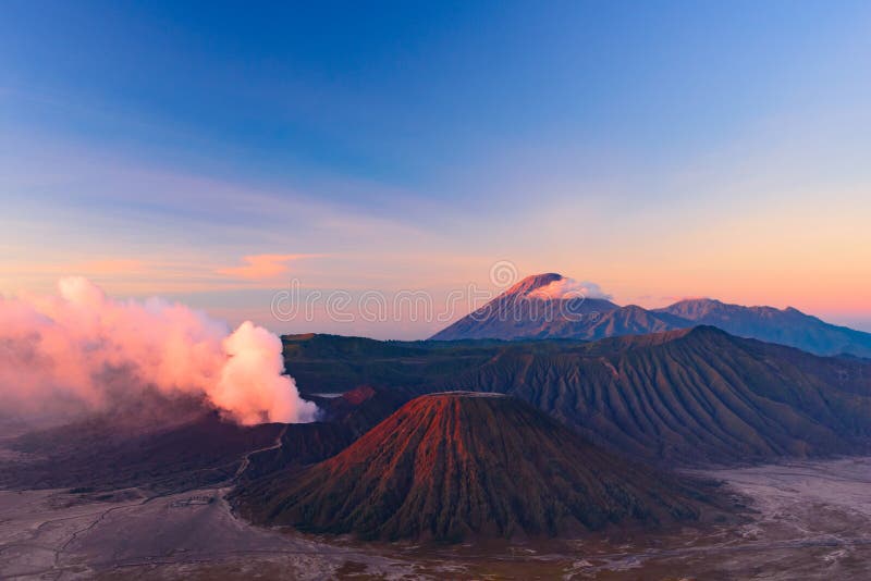 Mount Bromo Under the Light of Sunrise, the Most Famous Volcano in ...