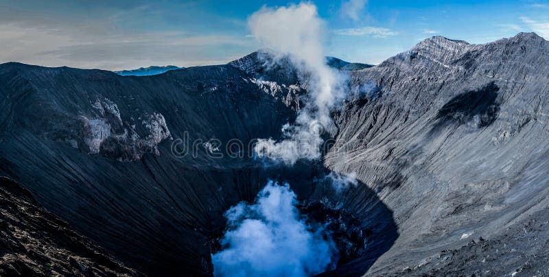 Mount Bromo Volcano, Indonesia Stock Image - Image of viewpoint ...