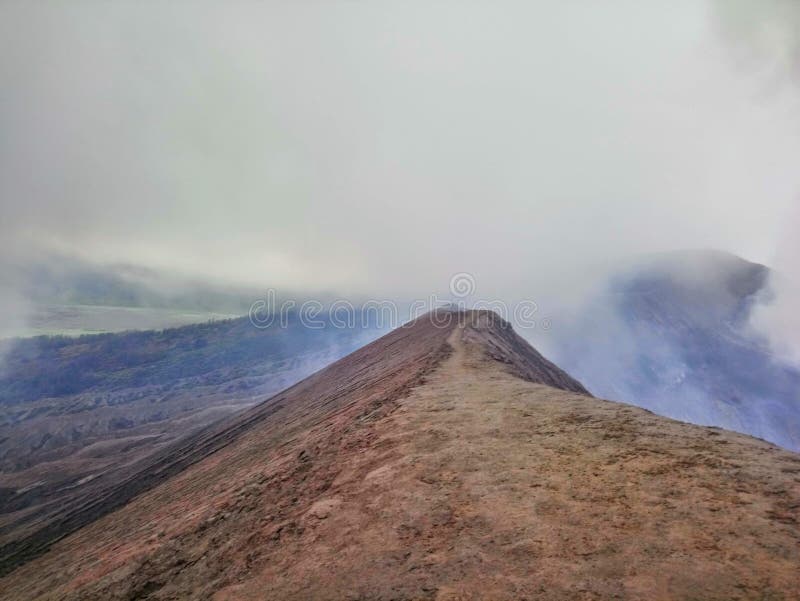 Mount Bromo Volcano, Java, Indonesia Stock Image - Image of java, path ...
