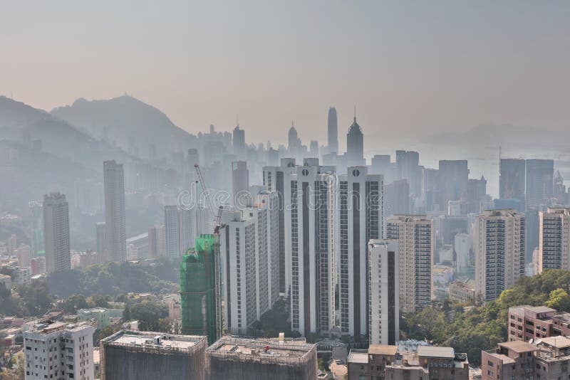 The Mount Butler View of Hong Kong Stock Image - Image of hong ...