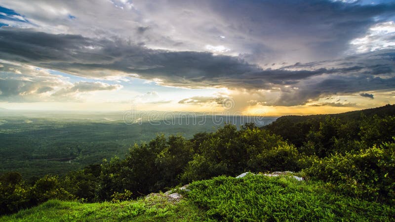 Mount Cheaha Rain stock photo. Image of heavenly, outdoor - 37173664