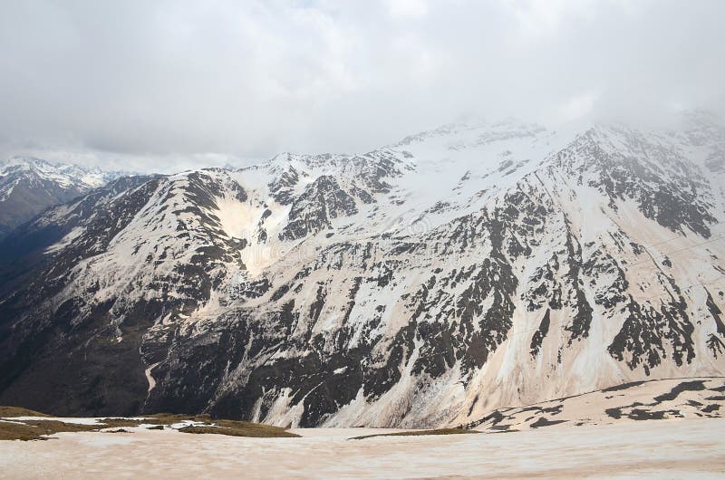 Mount Cheget after a Sandstorm. North Caucasus, Russia Stock Image ...
