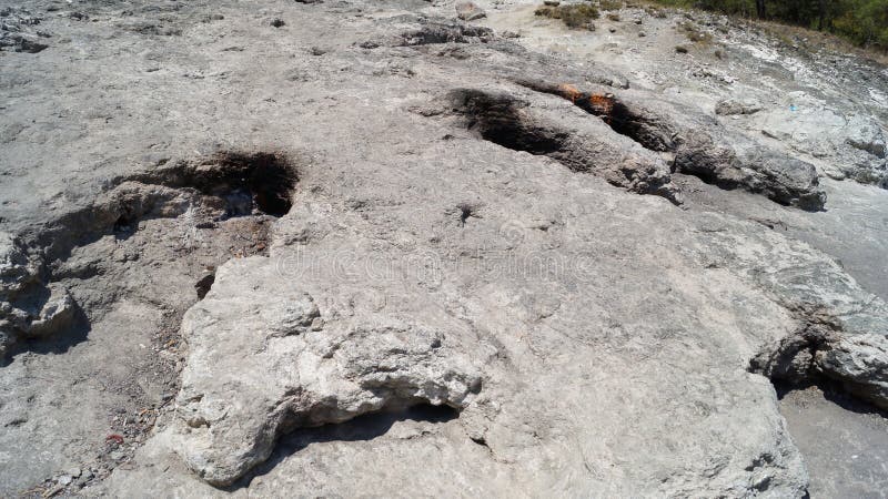 Burning Gases in Flame Tower Stock Image - Image of exhaust, industrial ...
