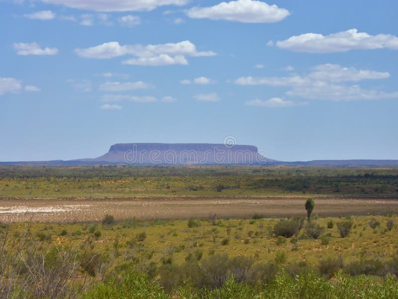 Mount Connor stock image. Image of conner, outback, bush - 145929597