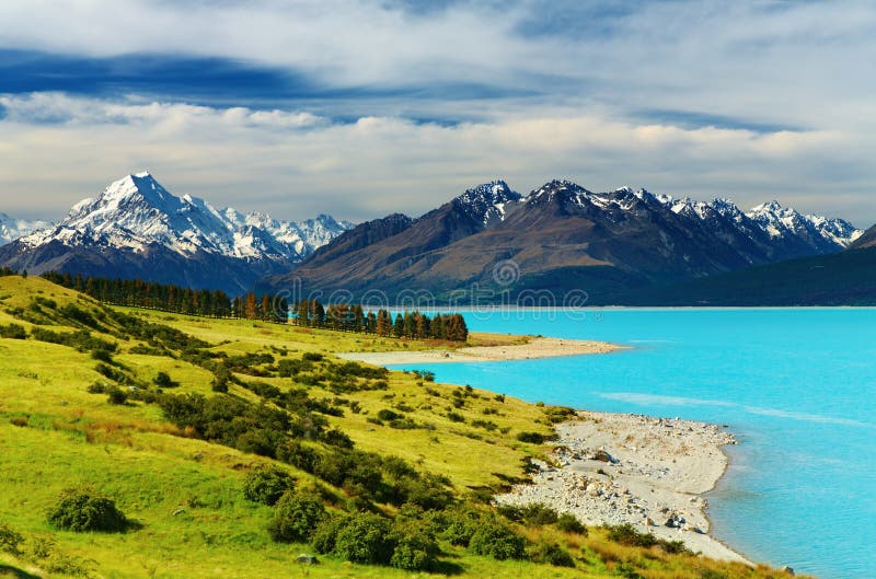 Mount Cook stock image. Image of lofty, mountaineering - 7934293