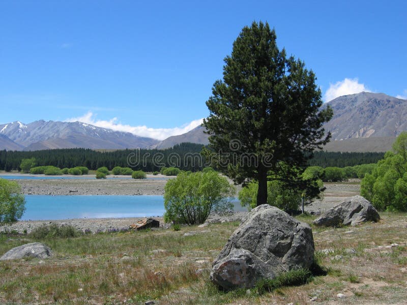 Mount Cook New Zealand stock image. Image of range, alps - 21803