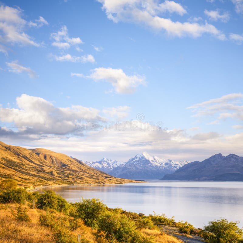 Mount Cook on a Sunny Summer Day from Mueller Hut Route, Mount Cook ...