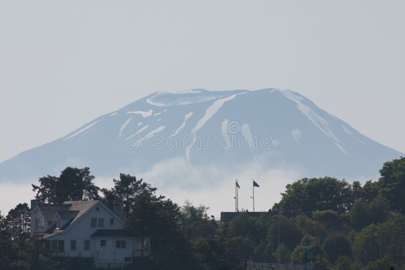 Mt. Edgecumbe Volcano Near Sitka Alaska Stock Photo - Image of ...