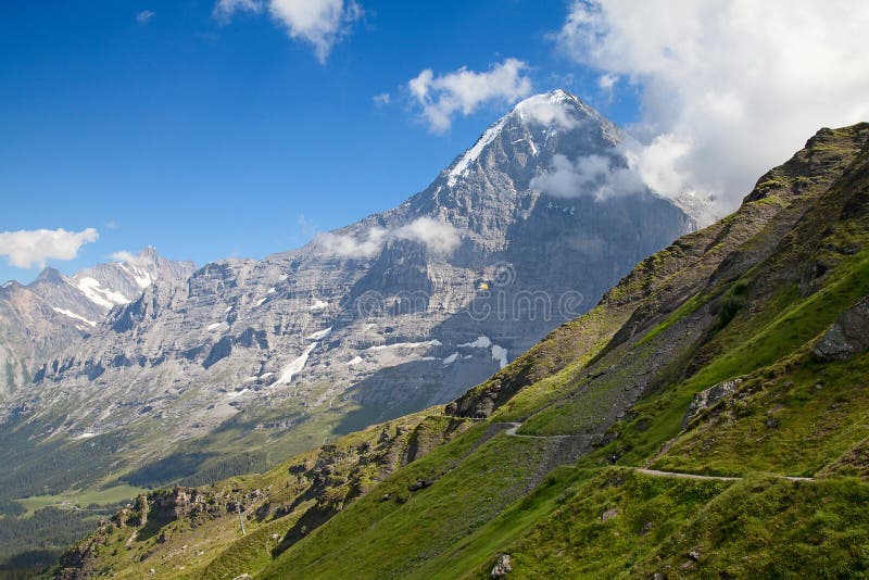 Mount Eiger stock image. Image of berne, jungfrau, switzerland - 26740713
