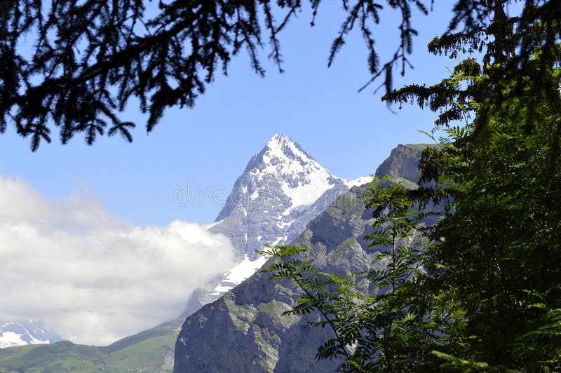 Mount Eiger stock image. Image of berne, jungfrau, switzerland - 26740713