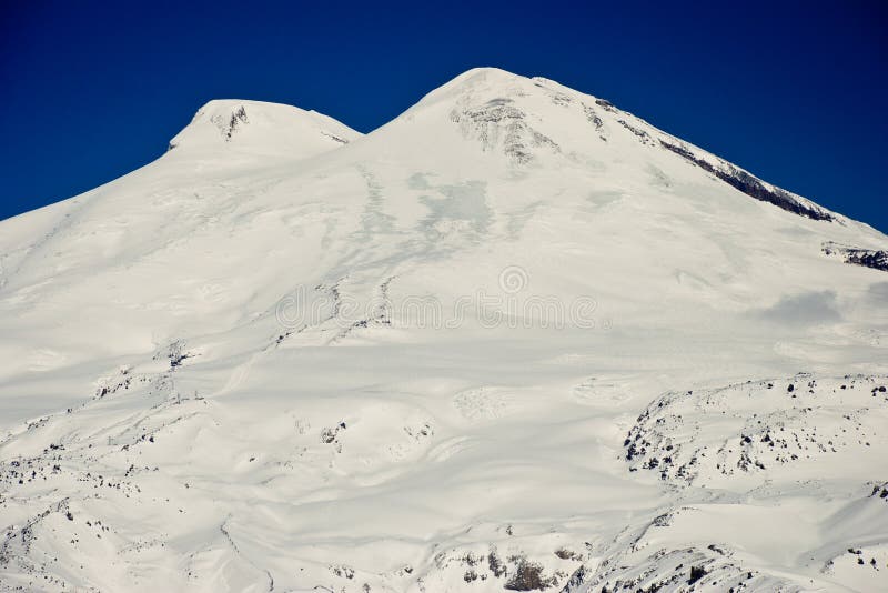 Mount Elbrus stock image. Image of europe, area, tourist - 18570905