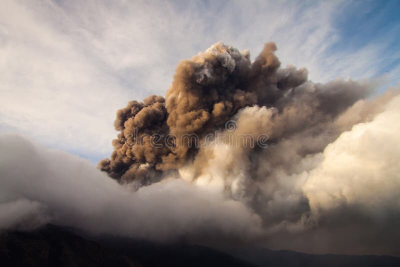 Mount Etna Eruption and Lava Flow Stock Image - Image of southeast ...
