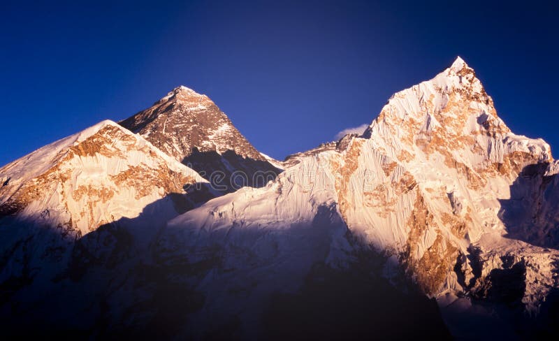 Mt Everest stock image. Image of mount, himalayan, target - 15055413