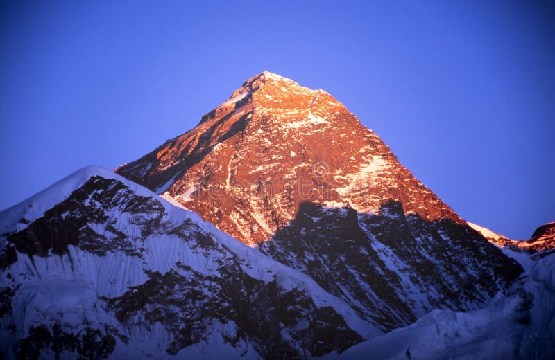 Mt Everest stock image. Image of mount, himalayan, target - 15055413
