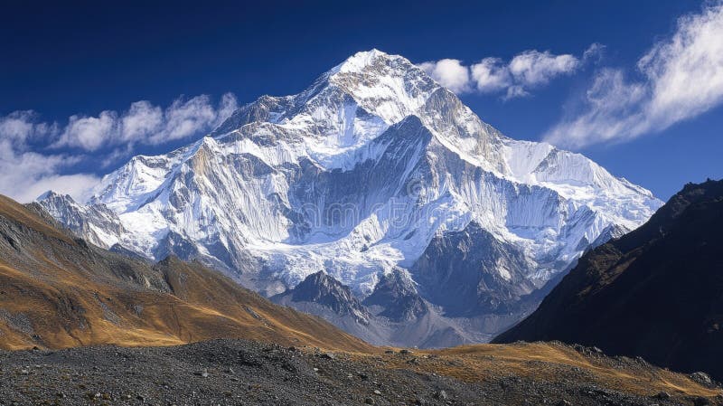 Mount Everest stock photo. Image of summit, climbing - 363538932