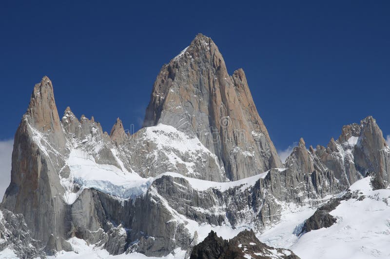 Fitz Roy stock image. Image of trekking, argentina, savage - 1335259