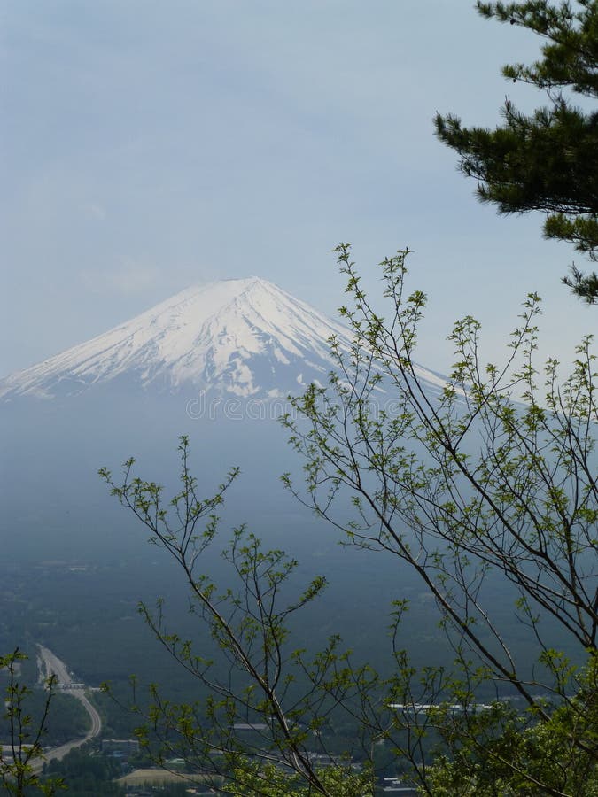 Mount Fuji from Mount Tenjo, Hakone, Japan Stock Image - Image of ...