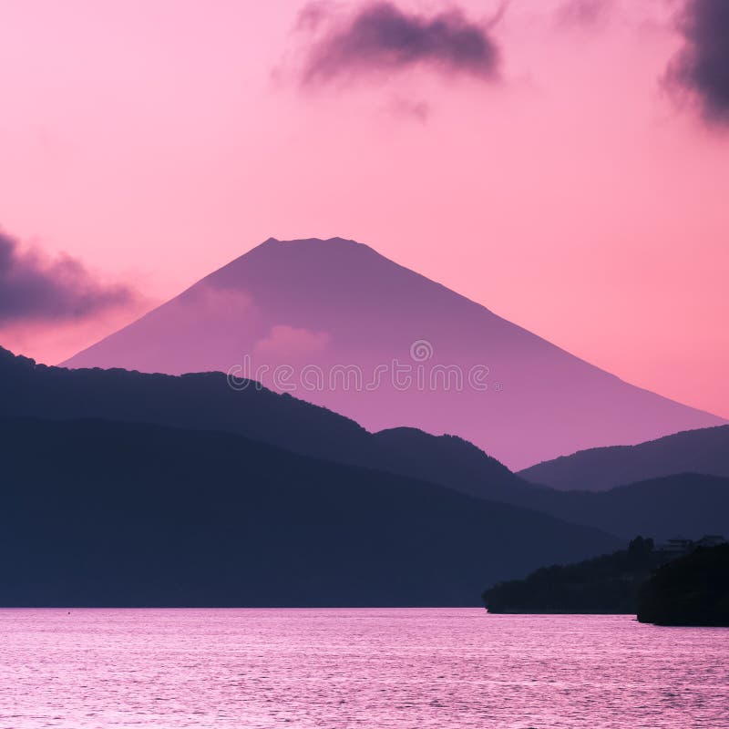 Mount Fuji stock image. Image of dusk, destination, quiet - 34275483