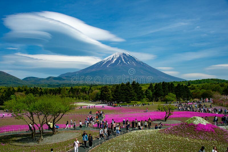Mount Fuji in Spring editorial photo. Image of fuji - 189289856