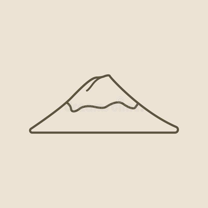 Mount Fuji. Vector Illustration Decorative Design Stock Vector ...