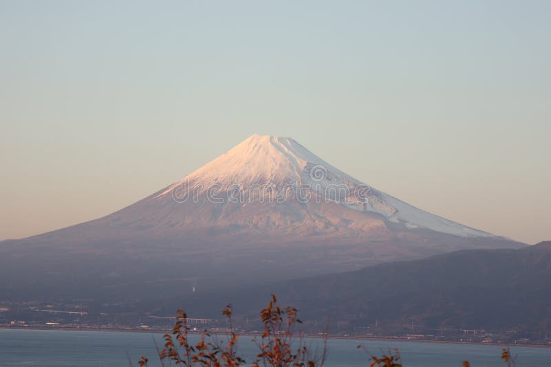 Mount Fuji stock photo. Image of mount, view, evening - 165608956