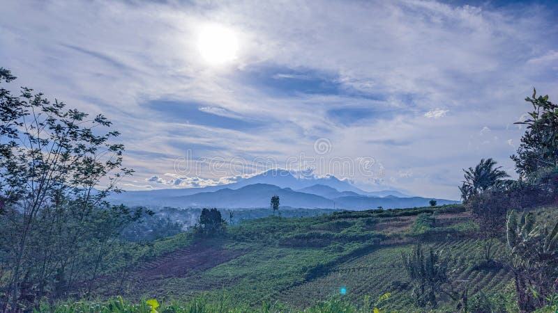 Mount gede pangrango stock image. Image of gunung, mount - 261873449