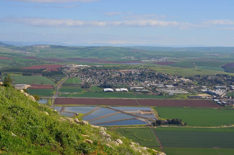 Mount Gilboa stock image. Image of ponds, king, agriculture - 23989067