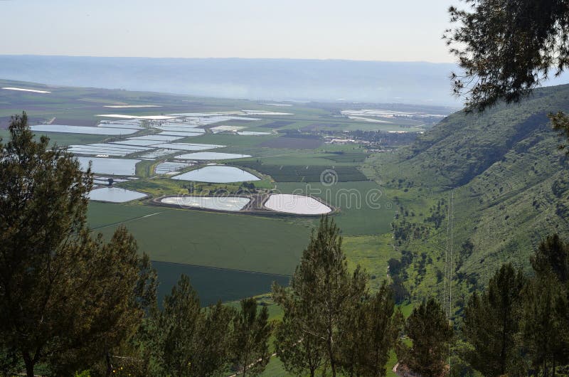 Mount Gilboa stock photo. Image of view, king, ponds - 23989156