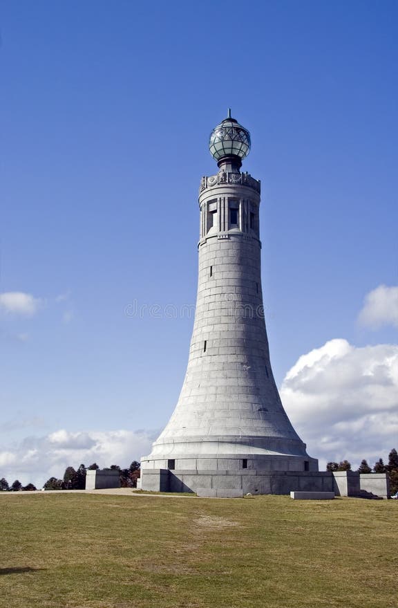 The Mount Greylock Memorial Tower Stock Image - Image of mountain ...