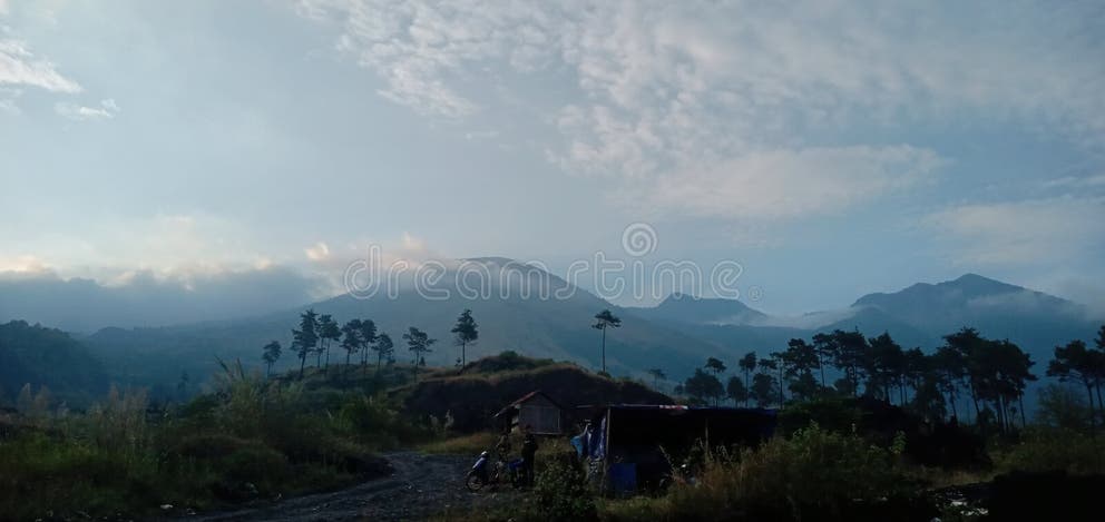 Mount Guntur in Garut, West Java, Indonesia Stock Image - Image of gunu ...