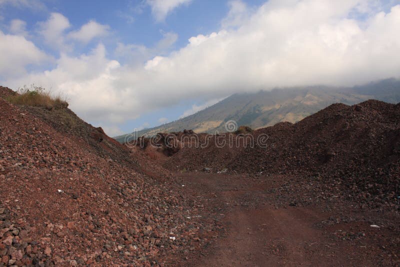 Mount Guntur in Java 2 stock image. Image of mount, continue - 250887433