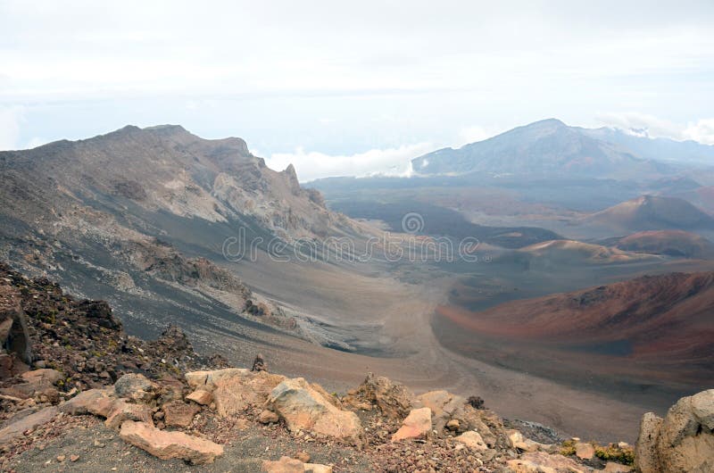 Haleakala volcano in Maui stock photo. Image of summit - 30007838