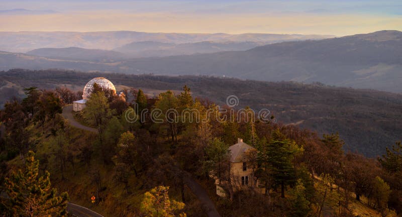 Mount Hamilton stock image. Image of woods, winter, sunset - 29266641