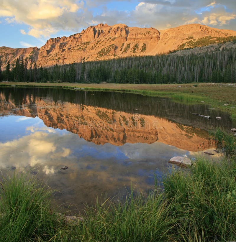 Mount Hayden reflection stock image. Image of reflection - 6541521