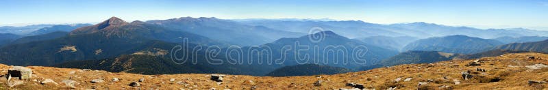 Mount Hoverla or Goverla Ukraine Carpathian Mountains Stock Image ...