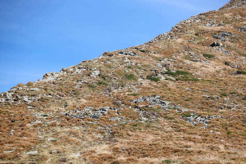 Mount Hoverla Hanging Peak of the Ukrainian Carpathians Against the ...